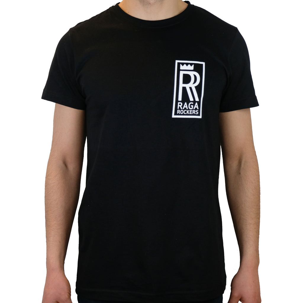 Raga Rockers - t-shirt RR logo sort – Fanwear